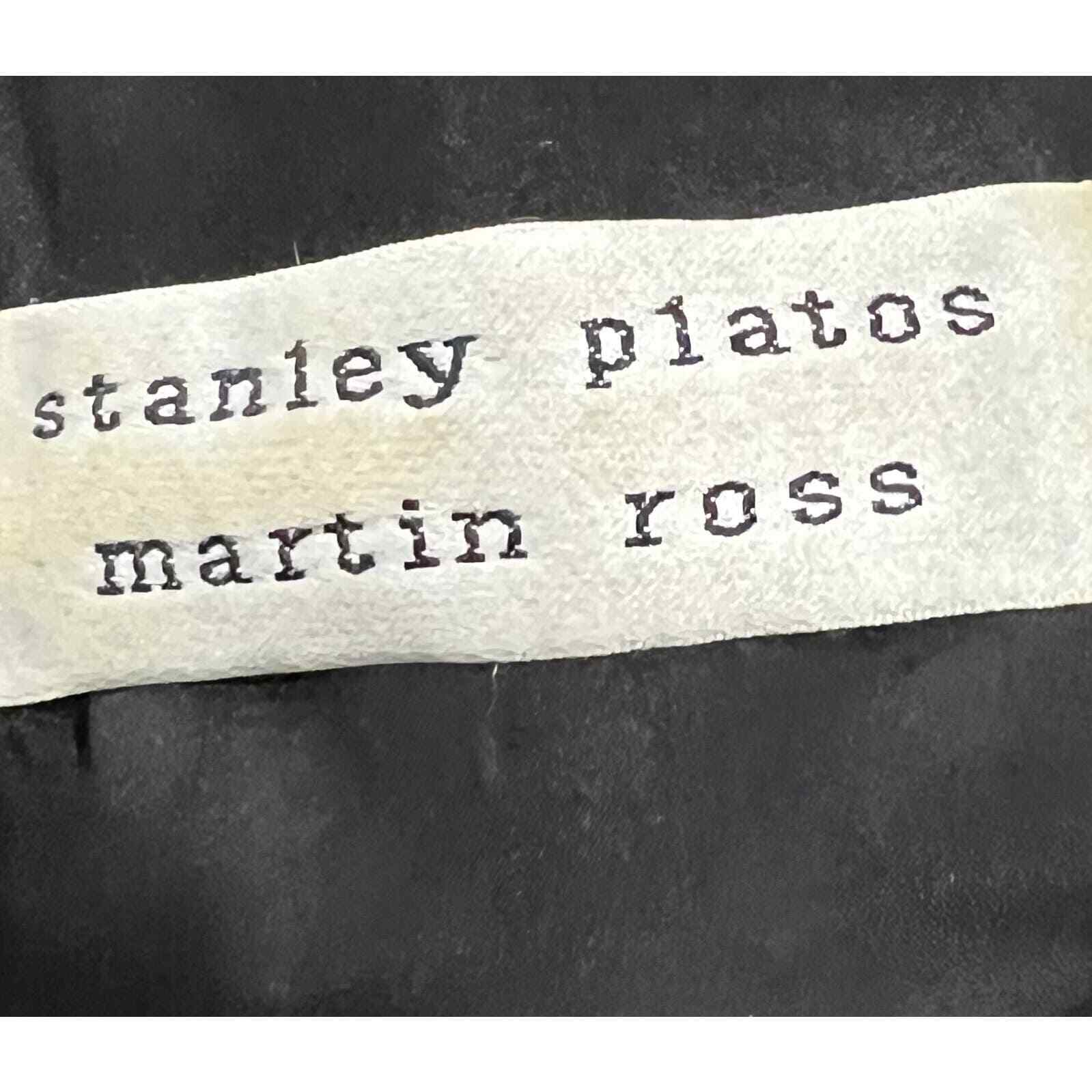 Robe vintage en soie à pois décalés Stanley Plato’s Martin Ross taille ...