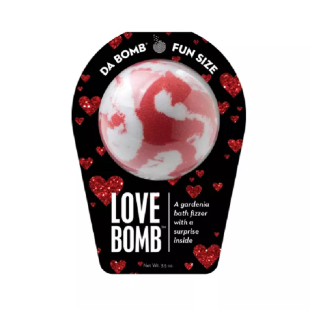 Da Love Bomb Gardenia Bath Fizzer with Surprise Inside Cupid Bath Bomb ...