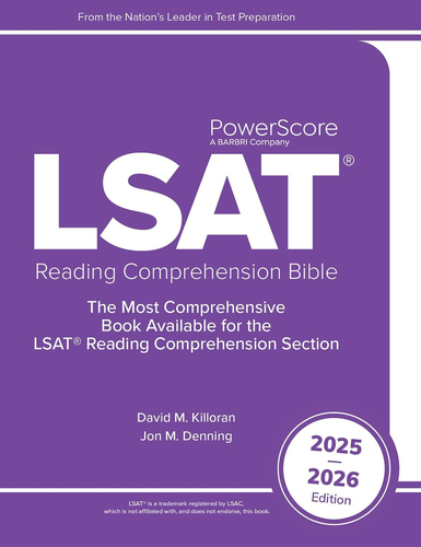 The Powerscore LSAT Reading Comprehension Bible 2025-2026: Self-Study Prep Strat | eBay