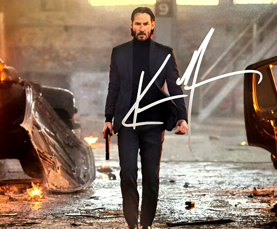 Keanu Reeves Signed 8x10" (John Wick) REAL Authentic Original Autograph ...