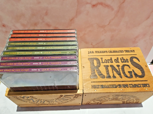 Lord of the Rings 9 Compact Discs in Collectors Box Fully Dramatized ...