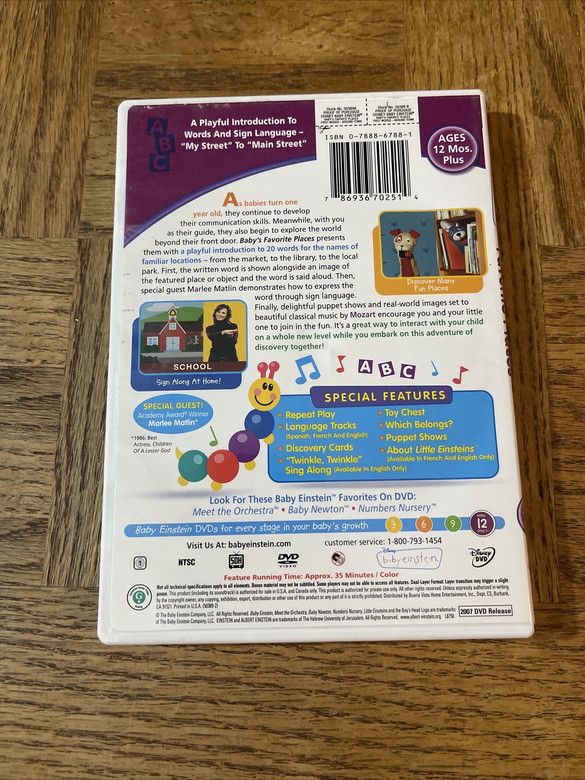 Baby Einstein Babys Favorite Places DVD 786936702514| eBay