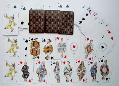 VINTAGE DECK OF PIATNIK AUSTRIAN PLAYING CARDS EUROPEAN ROYALTY ...