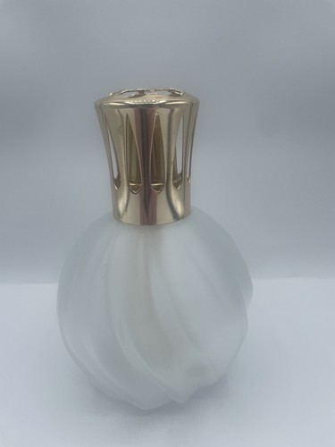 Lampe Berger Swirl Frosted Glass Oil Fragrance Lamp France with Wick ...
