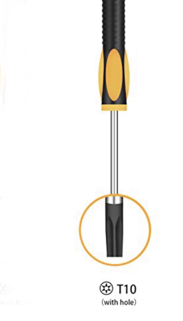 TS10 Security with hole Screwdriver Torx Hexalobe Size 10 T10H TS T10R ...