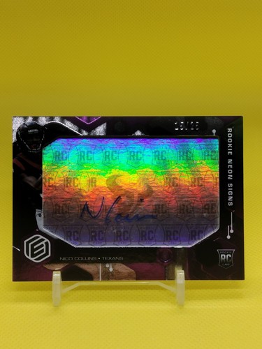 2021 Panini Elements - Rookie Neon Material Signs Nico Collins #RNS-NCO ...