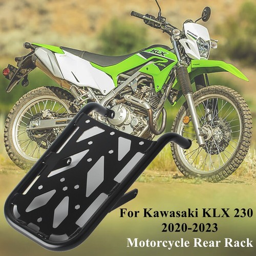 Motorcycle Accessories Rear Luggage Rack Black For Kawasaki KLX 230 ...