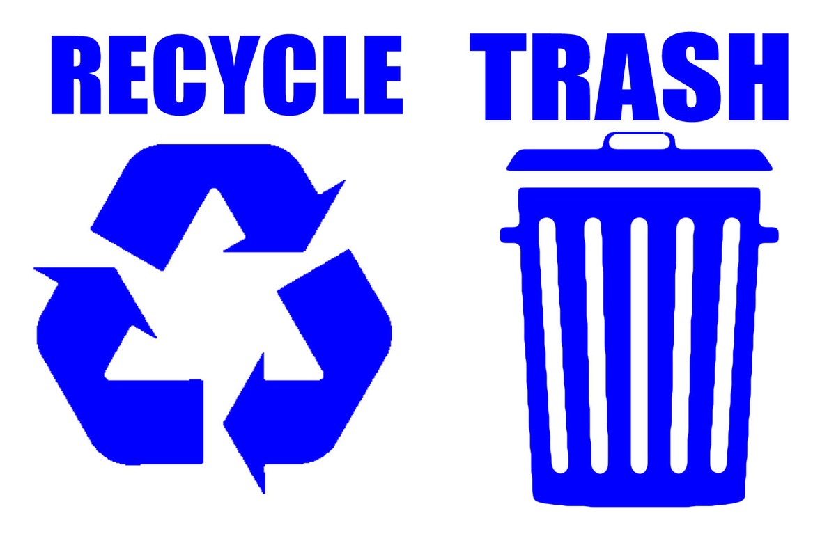 Blue Recycle Logo