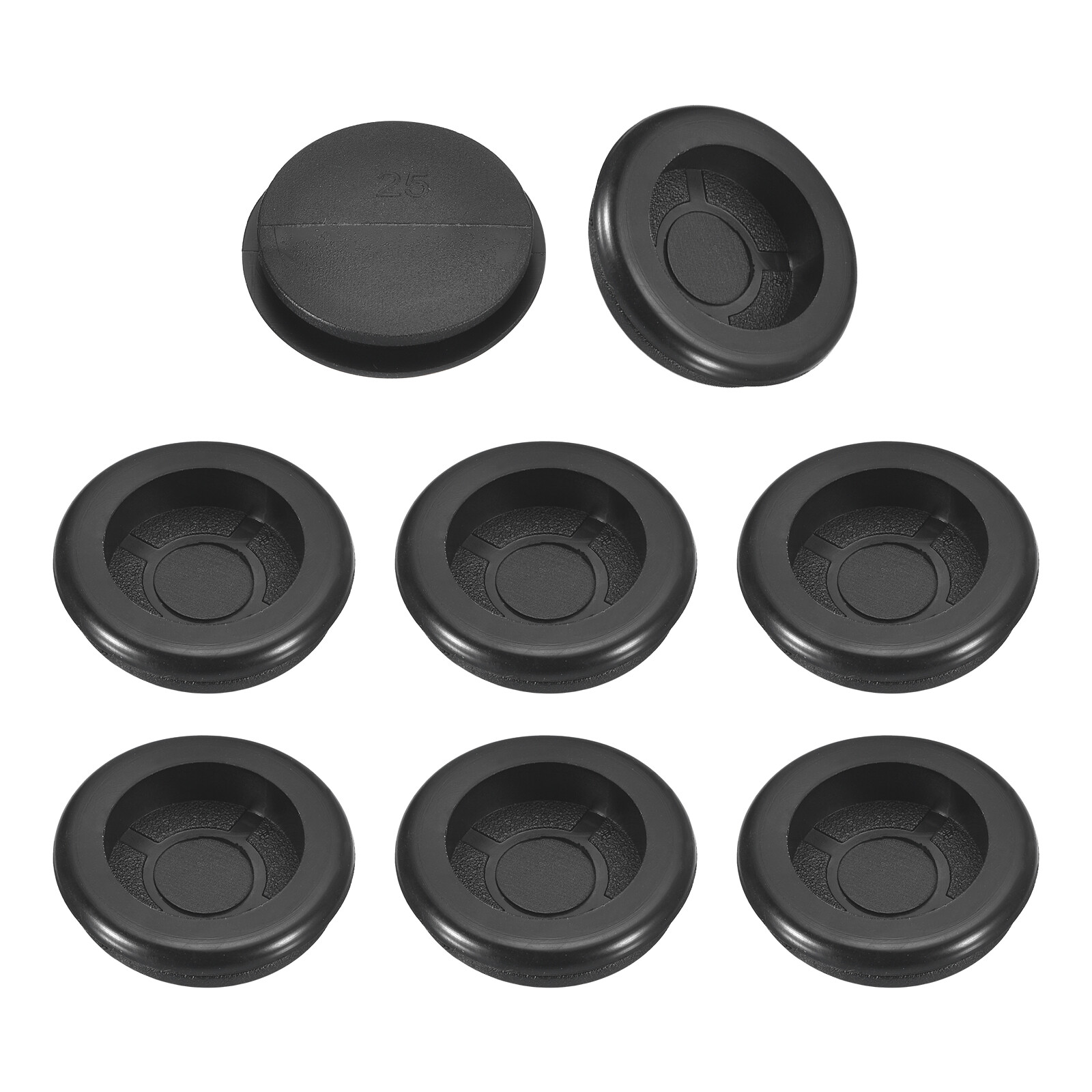 32Pcs Single Sided Rubber Grommets 1" (25mm) Drill Hole, 3/4" (21mm) ID ...