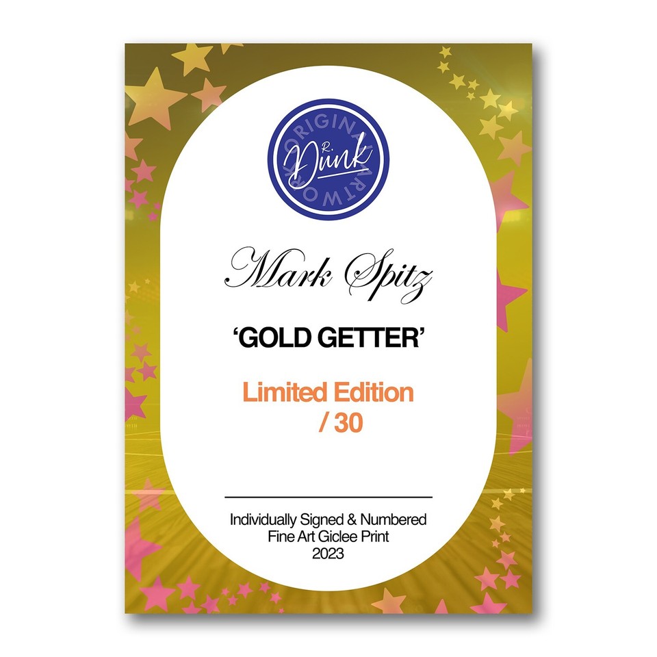 Mark Spitz Gold Getter Sketch Card Limited 03/30 Dr. Dunk Signed Art | eBay