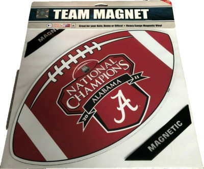 ALABAMA CRIMSON TIDE 2011 NATIONAL CHAMPIONS 12 INCH LOGO MAGNET ! FAST ...