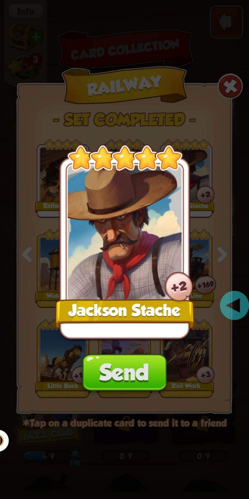 Coin Master Card Jackson Stache | eBay UK