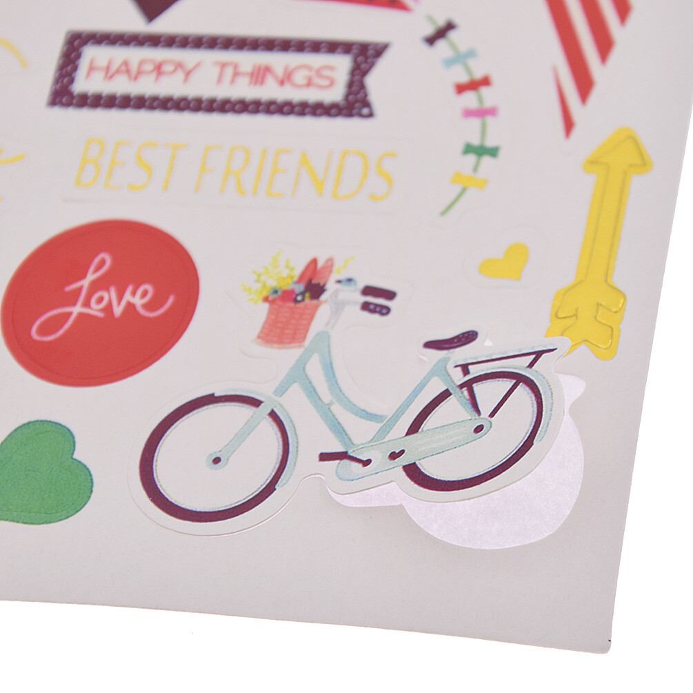 Love Stickers Scrapbooking DIY Crafts Card Journaling Project Label ...