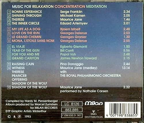 Relaxation Music for Relaxation Concentra (CD) (UK IMPORT ...