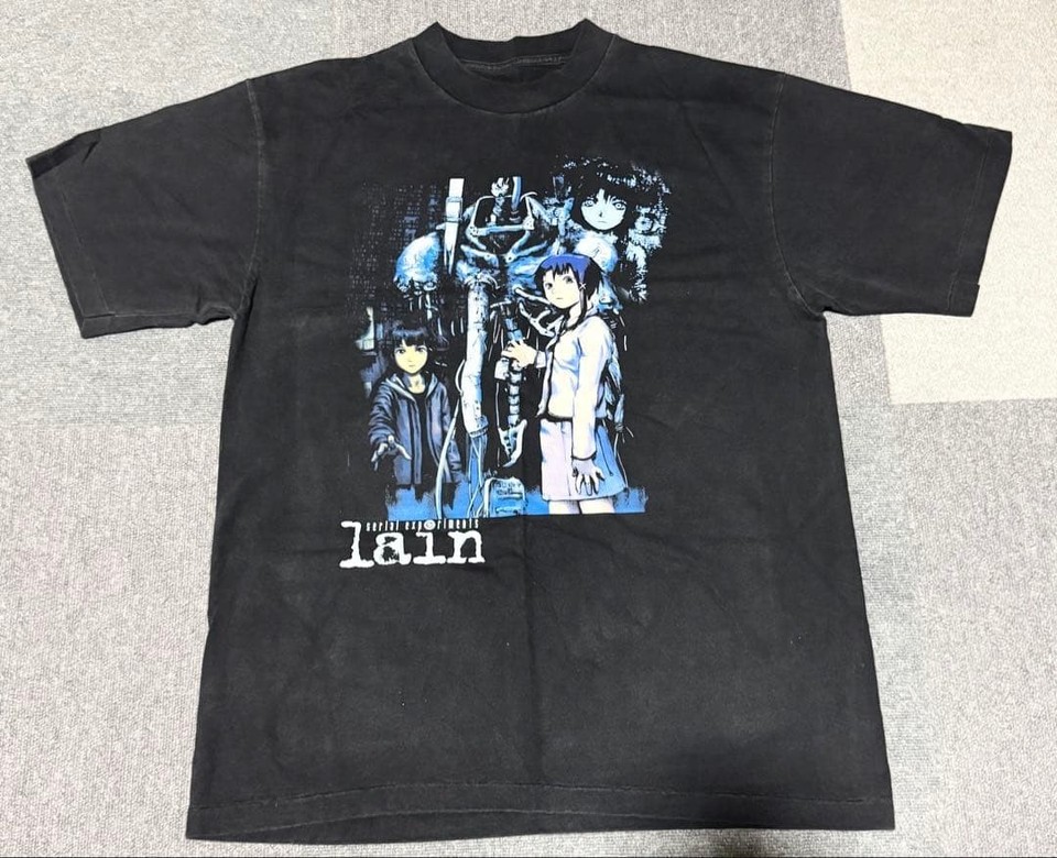 Serial Experiments Lain T-Shirt L Size Bootleg Anime Manga Collectible ...
