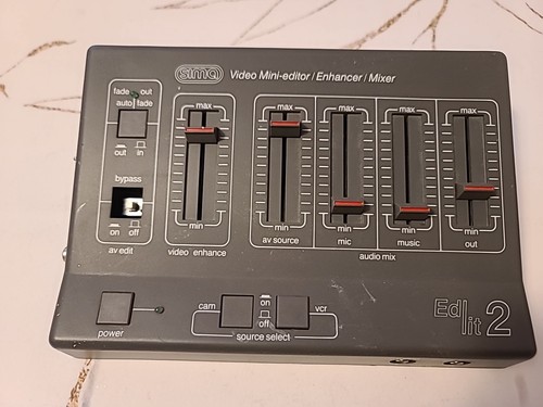 Vintage Sima Video Ed/it 2 Enhancer Mini Editor & Sound Mixer ...