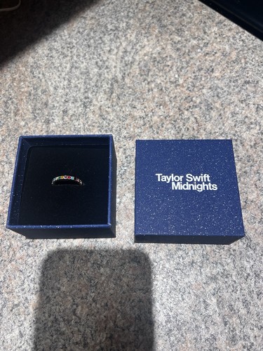 Taylor Swift Bejeweled Midnights Ring Official Store, Size 7 | eBay