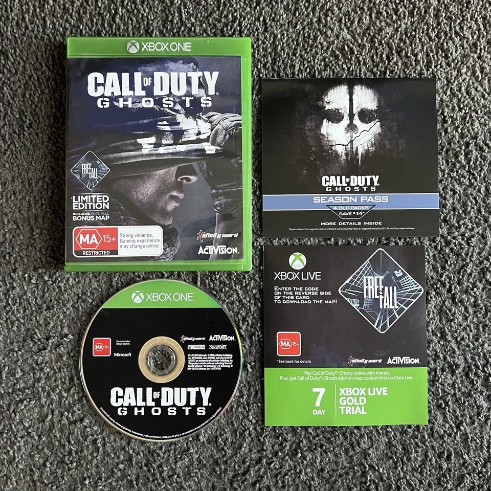 Call Of Duty Ghosts Xbox One AUS PRINT Complete 2013 Activision COD ...
