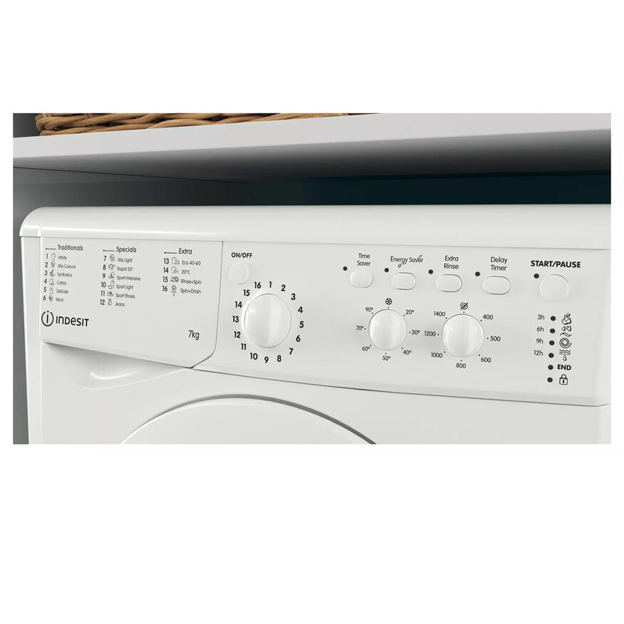 Indesit EcoTime IWC71252W 7KG 1200 Washing Machine - White | eBay UK