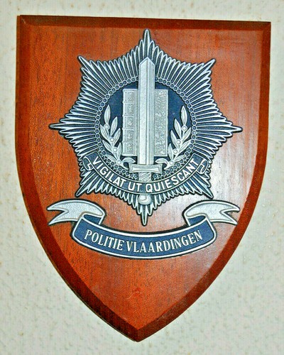 Dutch Politie Vlaardingen wall plaque shield police Netherlands | eBay UK