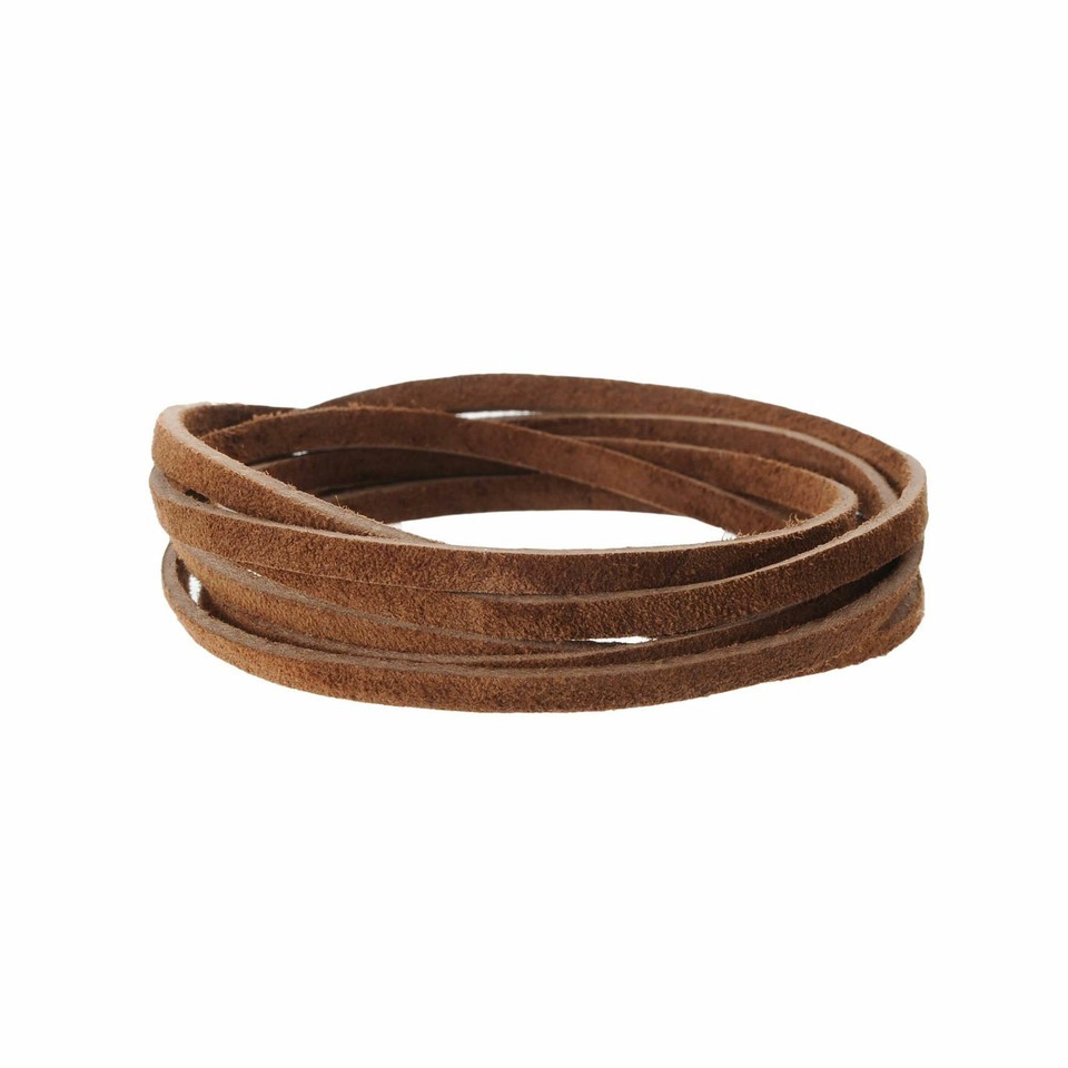 Suede Craft Lace Chocolate 1/8" x 25 yds. by Silver Creek Realeather | eBay