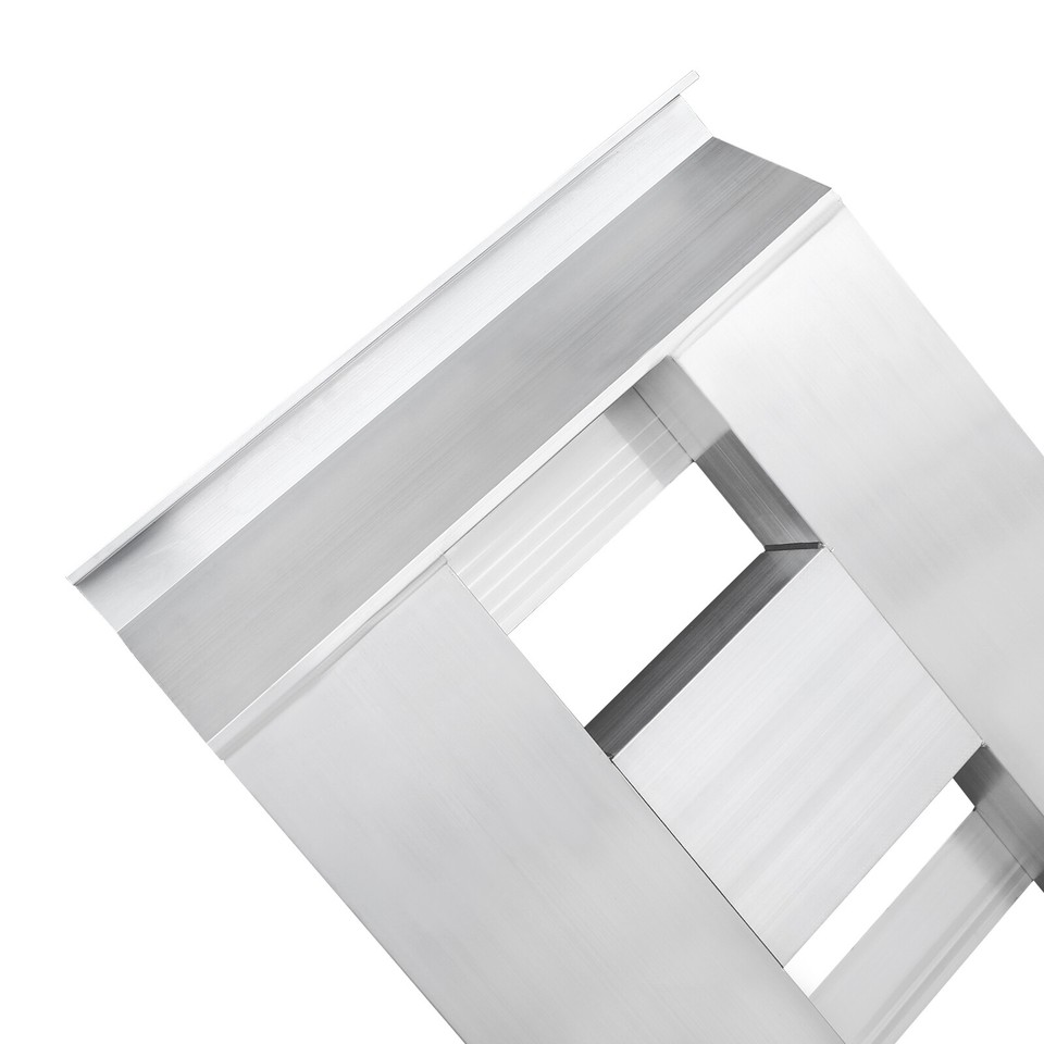 2PCS 84" x 15" Aluminum Trailer Ramps For Motorcycle ATV UTV Car Trucks ...