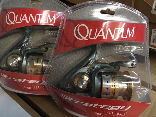 Lot of 2 Quantum Strategy SR60 Fishing Reels Saltwater Pier and Inshore ...
