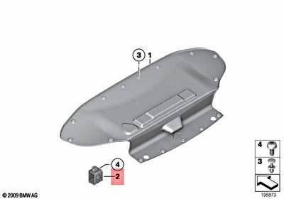 Genuine BMW I Alpina Hybrid Bracket For Hazard Warning Triangle ...