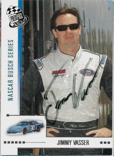 JIMMY VASSER signed 2004 PRESS PASS trading card NASCAR #46 | eBay