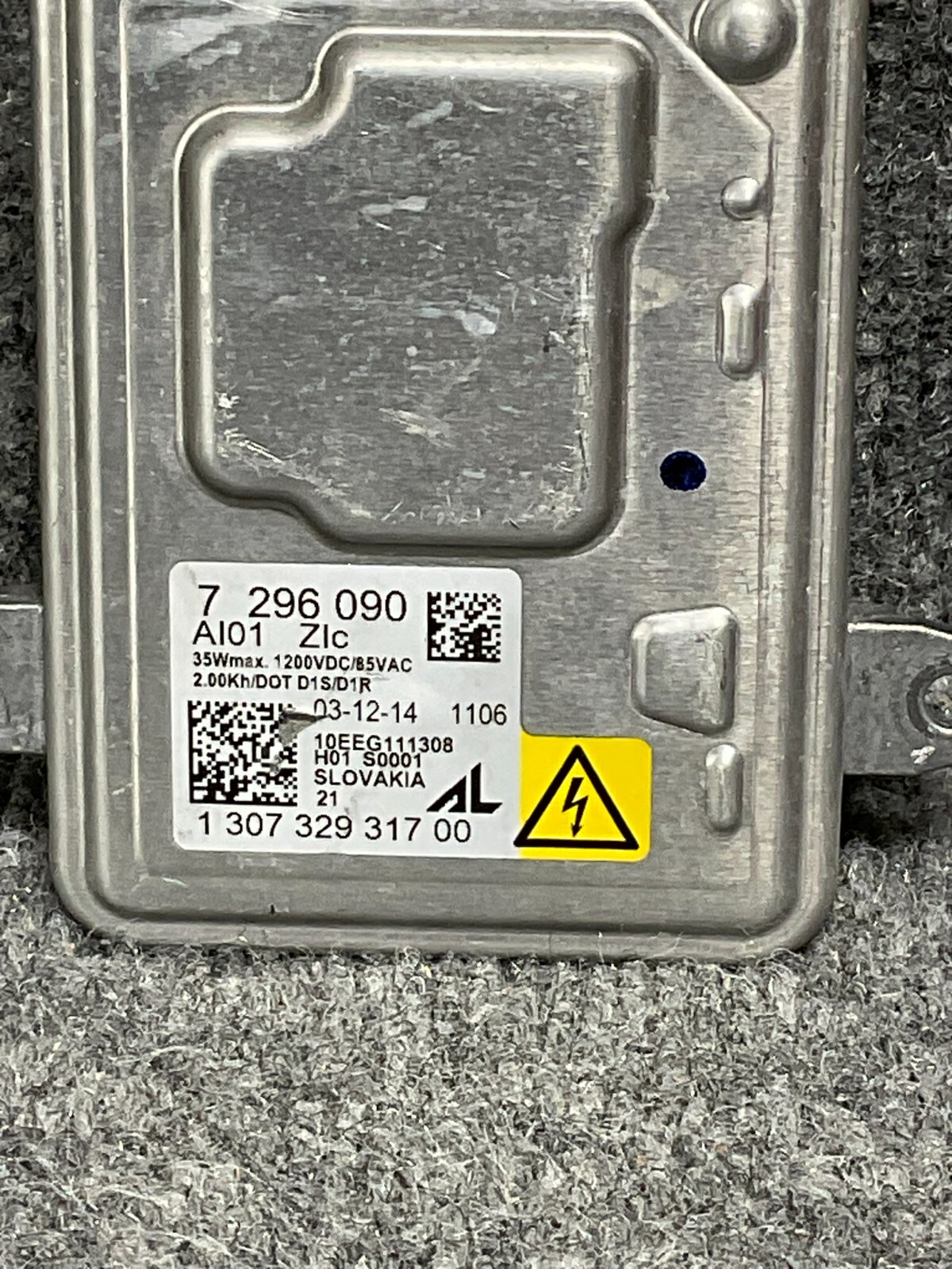 OEM BMW Xenon Ballast Control Unit AL 7296090 F30 F31 for sale online ...