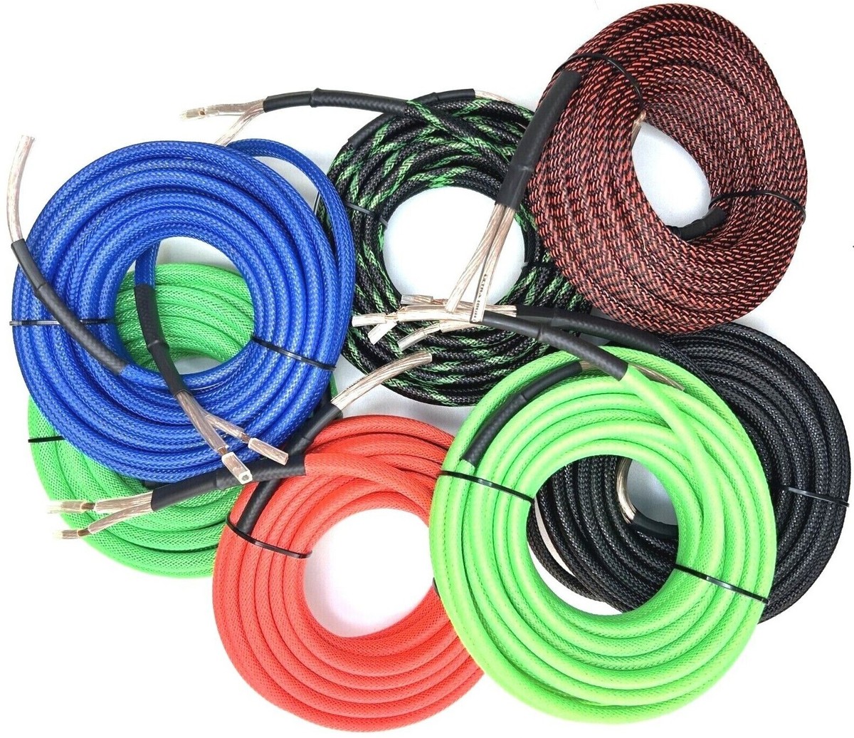 4 AWG Marine Wire Cable 4 AWG Snakeskin Braided Marine Wire Cable - 7 ...