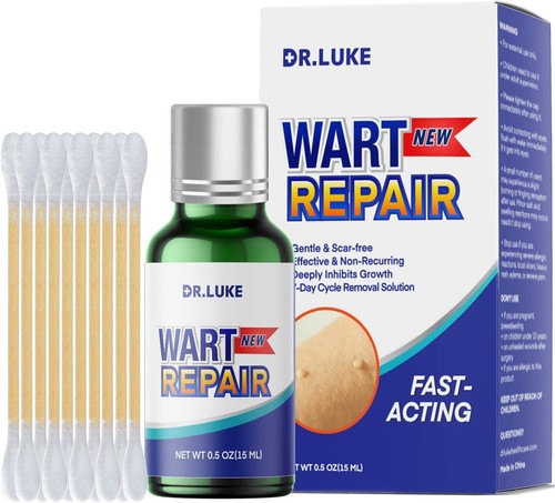 Wart Relief Liquid for Genital, Plantar, Common, Flat & Filiform Warts ...