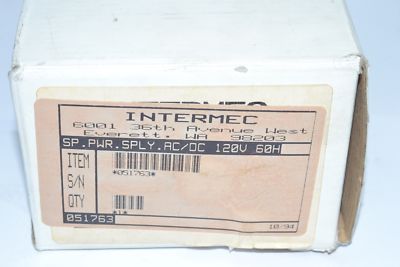 NEW Intermec 051763 120 VAC Power supply (for the 95XX Series - Wand or ...