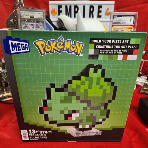 MEGA Pokemon Bulbasaur Building Pixel Art Toy Kit 374 pc. New In Box ...