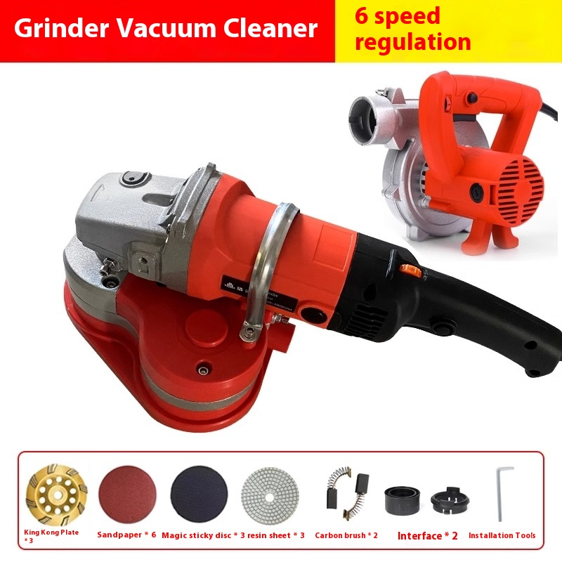 Three Head Dustless Grinder Triangle Floor Grinder Grinding Edge ...