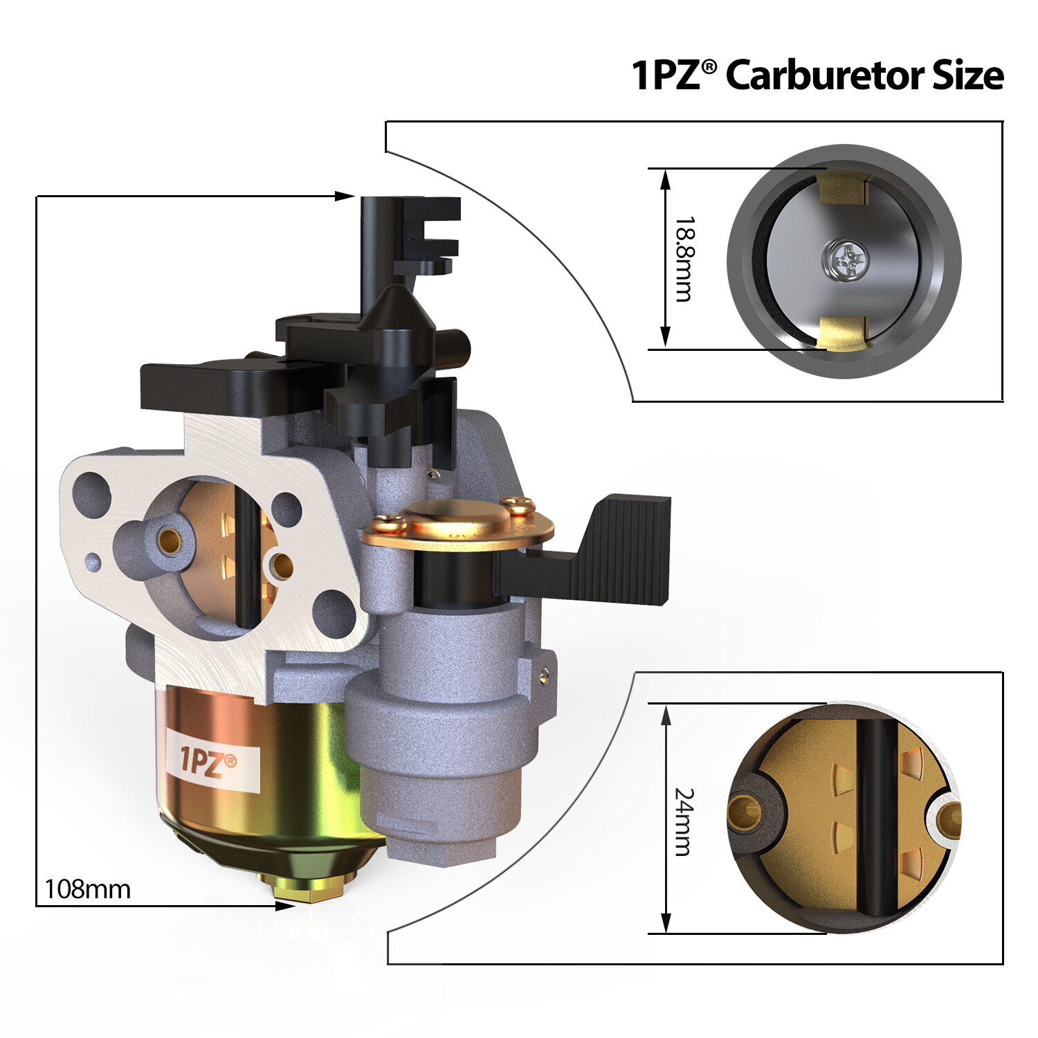 Carburetor Carb For Briggs & Stratton 208cc 950 XR950 Professional OEM ...