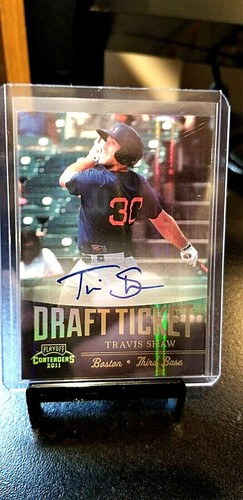 2011 TRAVIS SHAW AUTOGRAPH PLAYOFF CONTENDERS #38 | eBay