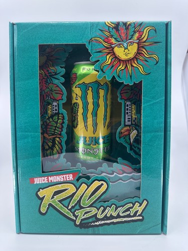 Monster Energy Rio Punch collectors Can and PR Promo Collectors Box ...