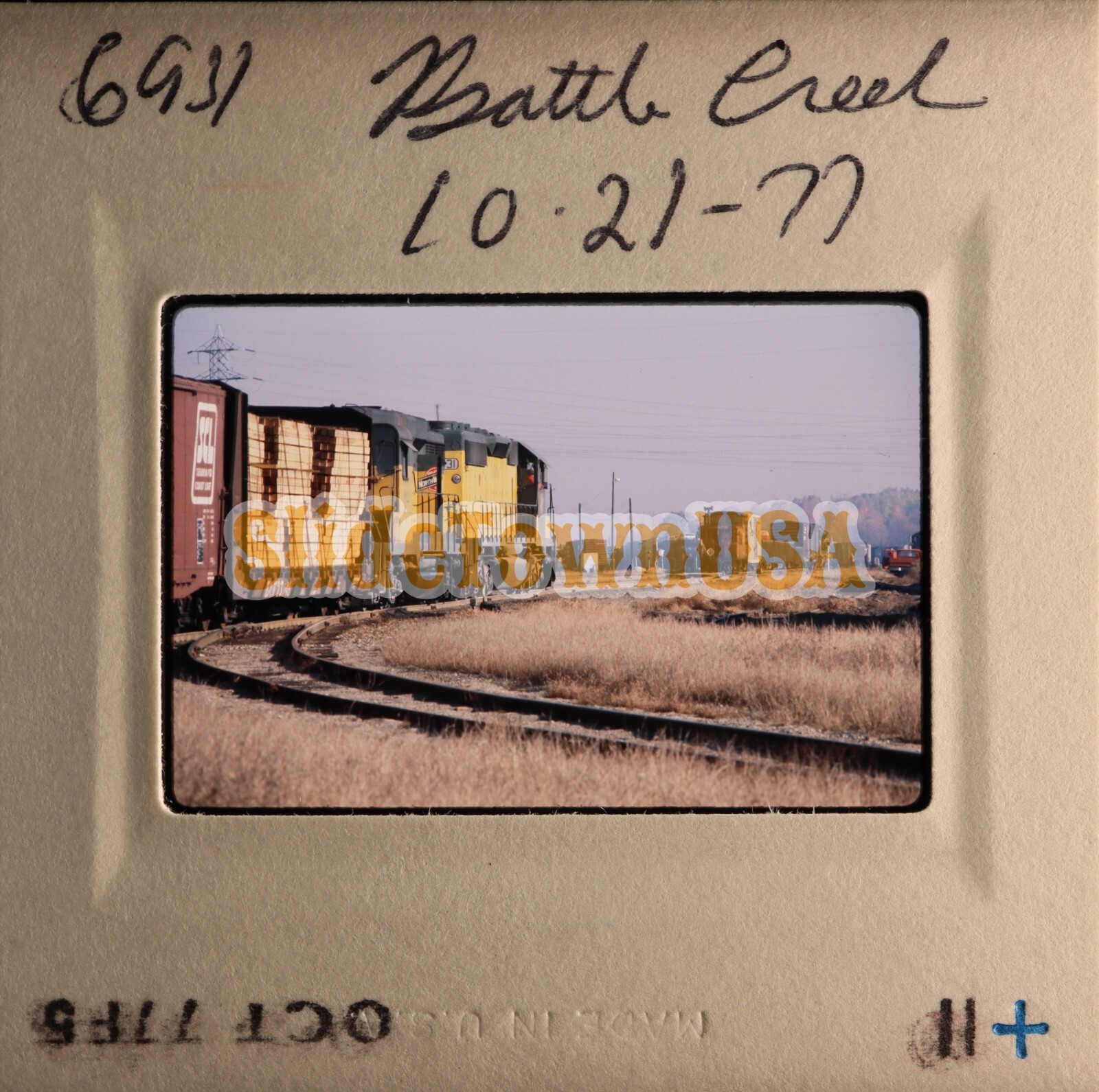 Vtg 1977 Train Slide 6931 802 CNW Chicago & North Western X3O098 | eBay