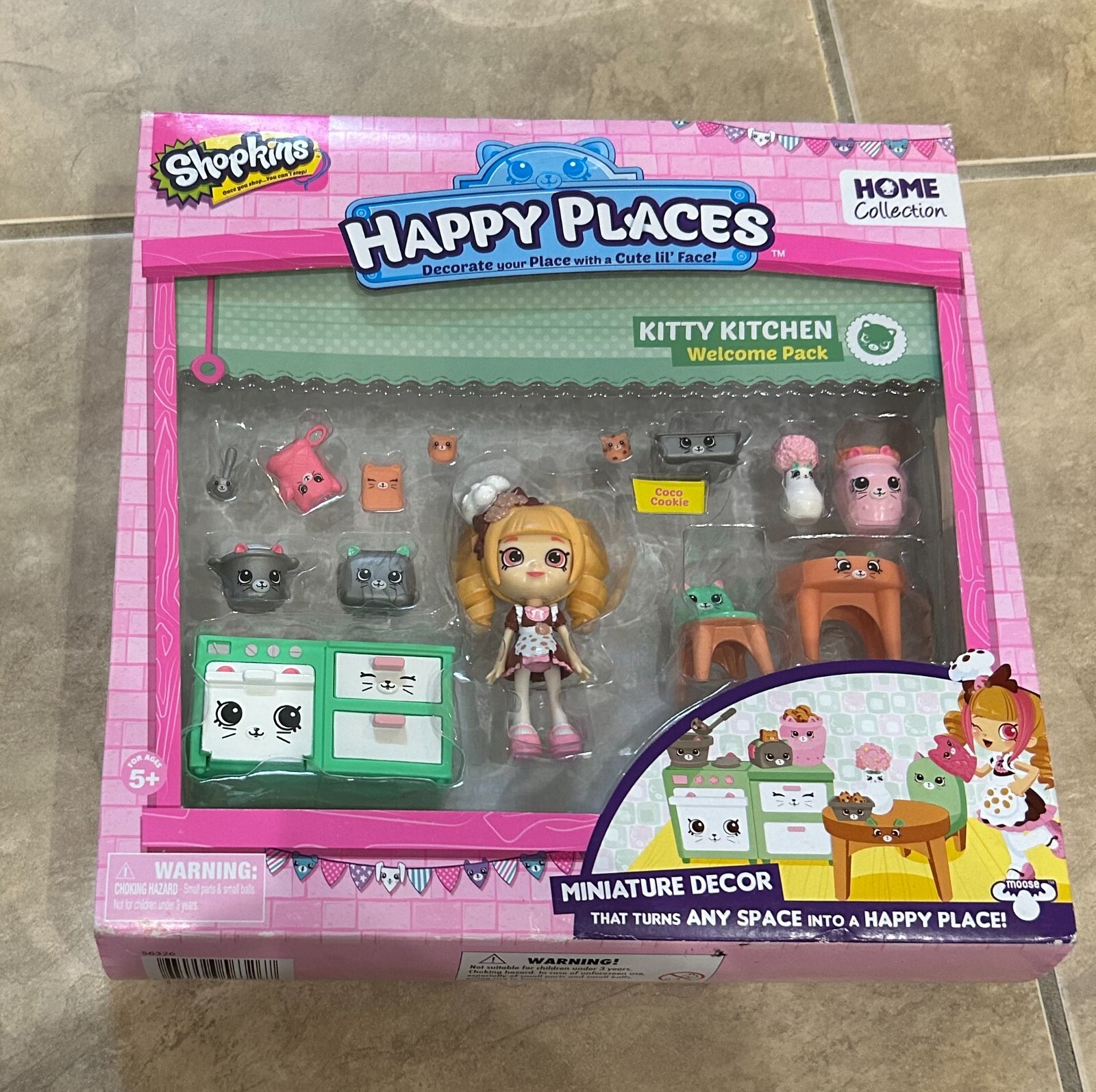 Shopkins Happy Places Kitty Kitchen Welcome Pack Set NEW Factory Sealed ...
