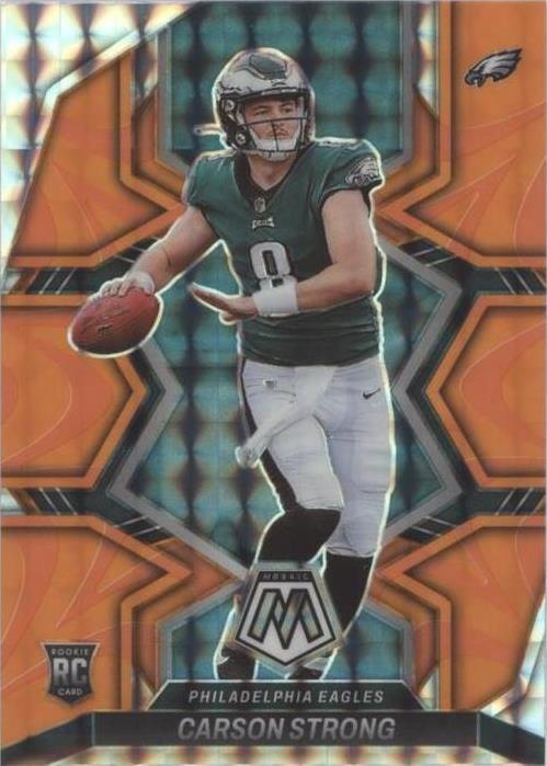 2022 Panini Mosaic - Rookies Carson Strong #306 Mosaic Reactive Orange Prizm (RC) for sale ...