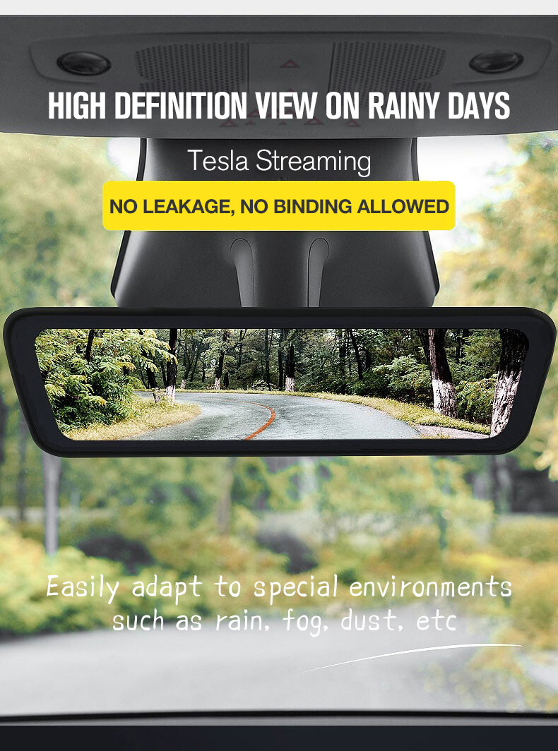 8.2 in HD IPS Streaming Mirror Wide Front Rear View Chassis Camera For ...