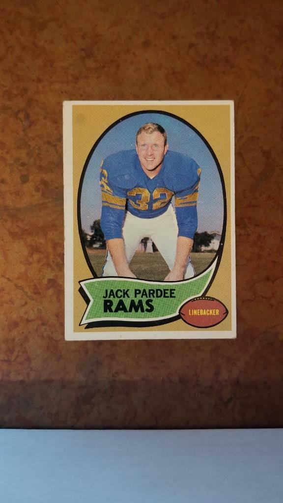 JACK PARDEE 1970 Topps #68 Football 1-2-70FB-68 | eBay