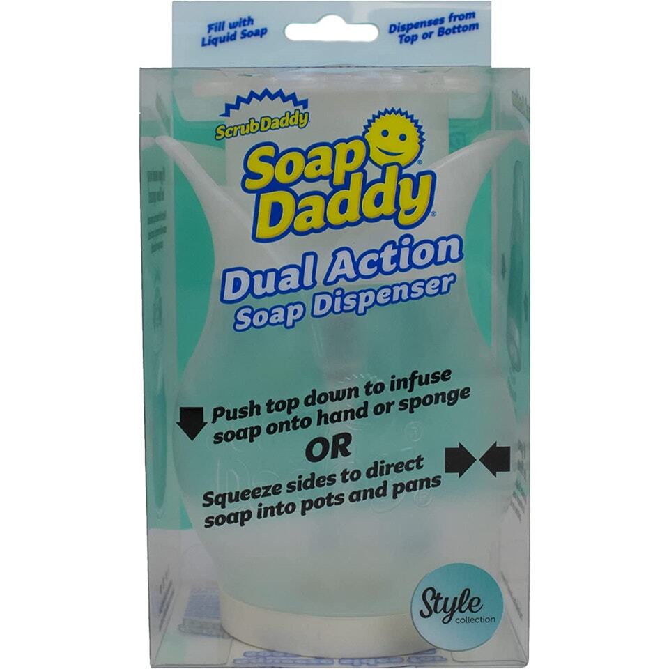 Scrub Daddy Soap Daddy Dual Action Soap Dispenser - Clear BRAND NEW ...
