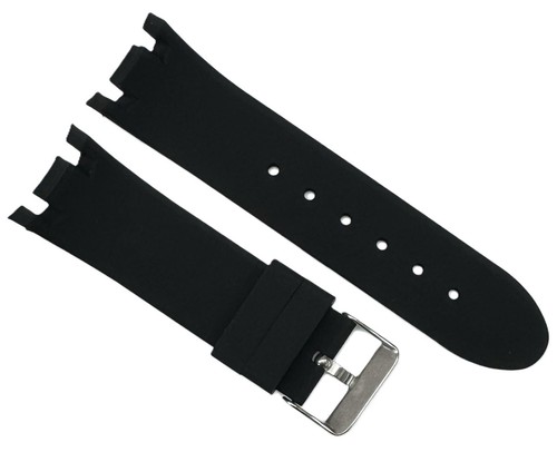 24mm Black Color Silicon Rubber Replacement Watch Band for JOE RODEO ...