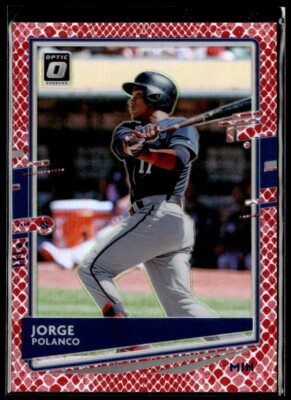 2020 Donruss Optic Dragon Red Jorge Polanco 85/88 Minnesota Twins #126 ...
