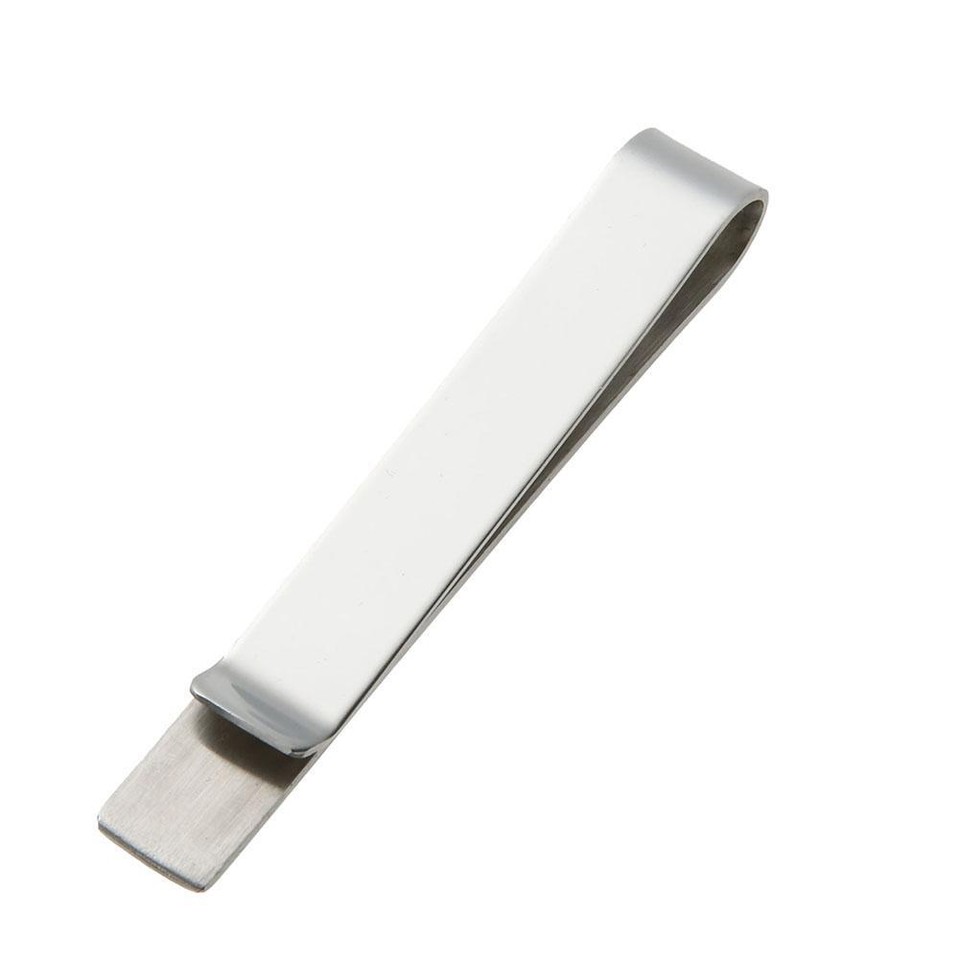 Metal Stainless Steel Money Clip Holder Folder Collar Clip (Silver ...