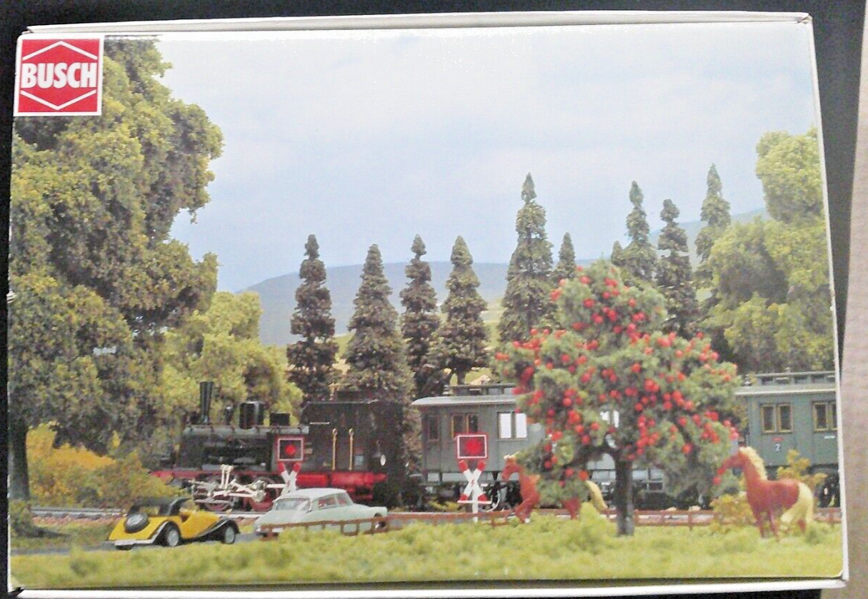 BUSCH 6331 HO scale 1:87 64 Deciduous Trees | eBay