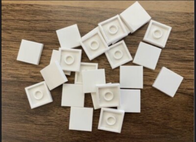 x25 Lego Tiles White Smooth Finishing Tile 2x2 | eBay