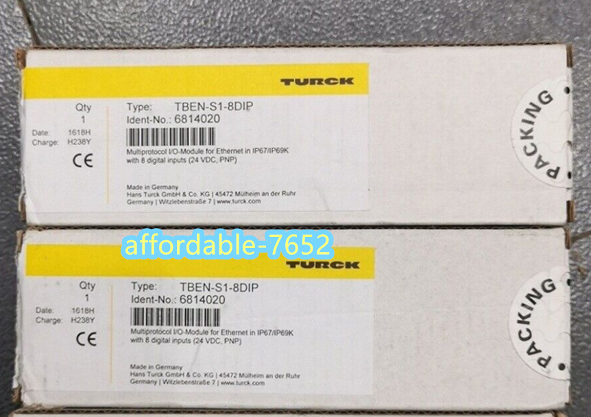 TBEN-S1-8DIP TURCK Remote module Brand New by DHL or Fedex Fast ...
